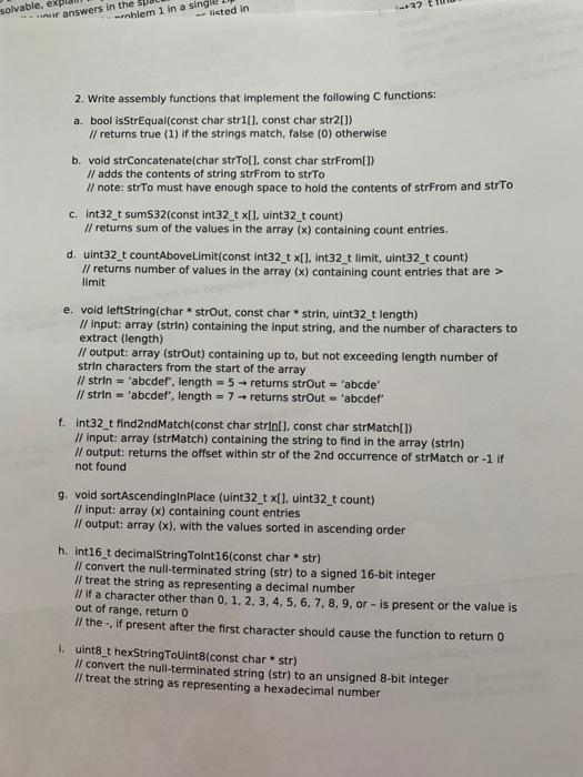 Assembly language code please read instruction code | Chegg.com