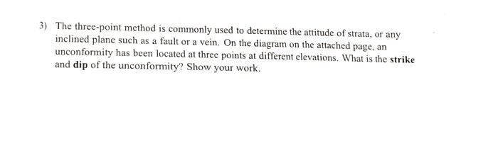 3) The three-point method is commonly used to | Chegg.com