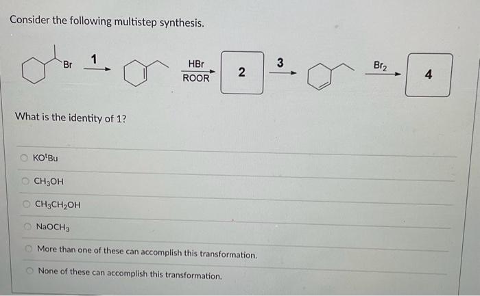 Solved Consider the following multistep synthesis. What is | Chegg.com