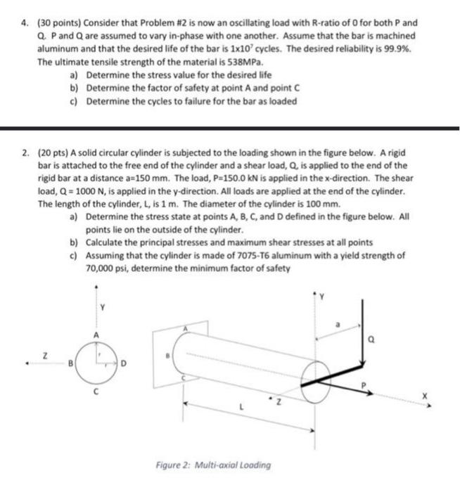 Solved 4. ( 30 points) Consider that Problem #2 is now an | Chegg.com