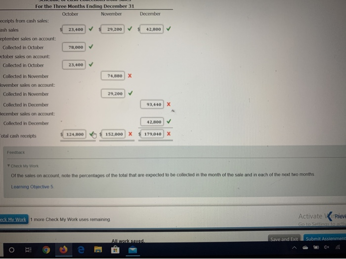 Solved eBook Calculator Print Item Schedule of Cash | Chegg.com