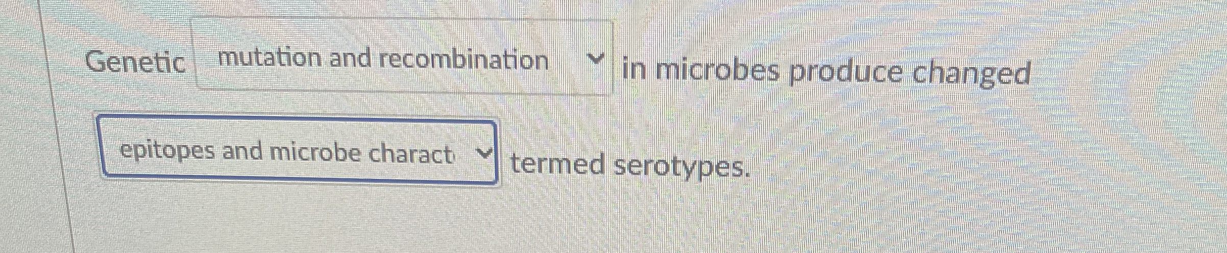 Solved Genetic mutation and recombination in microbes | Chegg.com