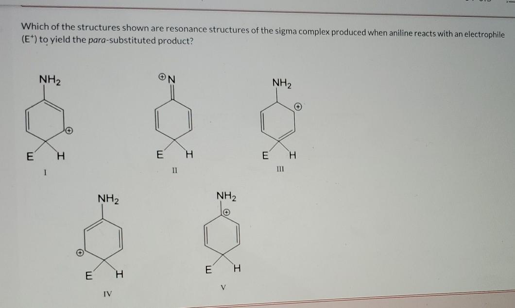 Solved Which of the structures shown are resonance | Chegg.com