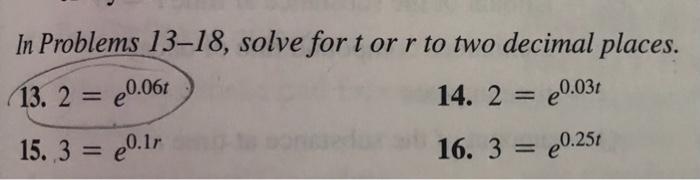 Solved Skills Warm-up Exercise In Problems 1-8, solve for | Chegg.com
