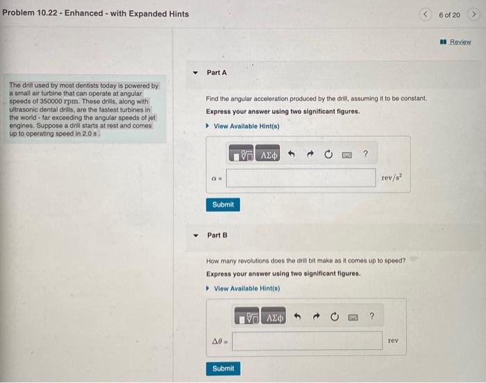 Solved Problem 10.22 - Enhanced - with Expanded Hints Part A | Chegg.com