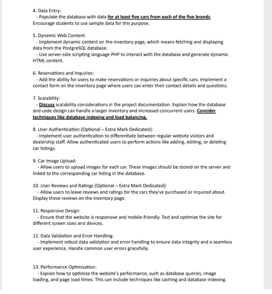 Solved In this project, you need to create a web application | Chegg.com