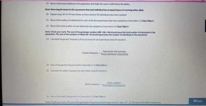 Exercise 2 Modeling Natural Selection only weiert | Chegg.com