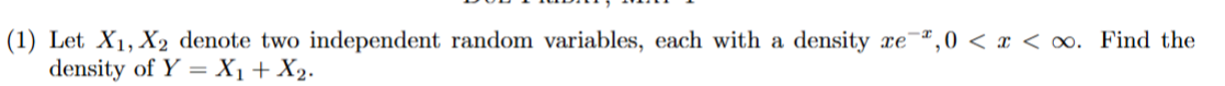 Solved Let x1,x2 ﻿denote two independent random variables, | Chegg.com