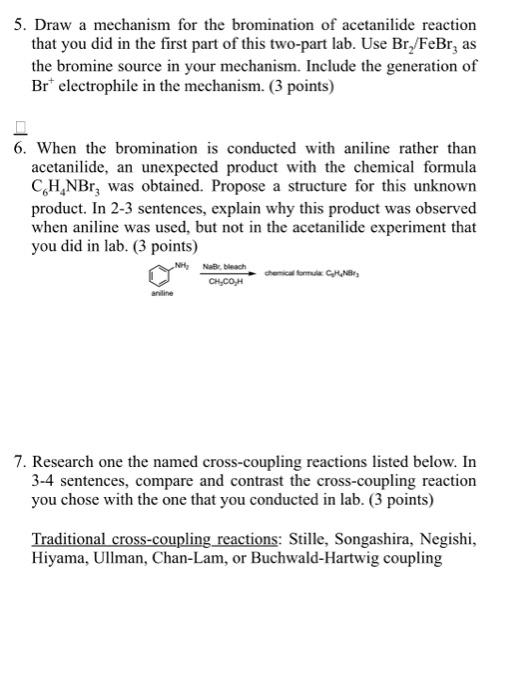 Solved 9 . Purify the product by recrystallization by adding | Chegg.com