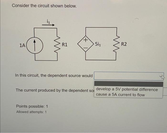 Solved Consider the circuit shown below. In this circuit, | Chegg.com