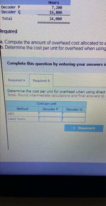 Solved IL Exercise 5-7A (Algo) Comparing an ABC system with | Chegg.com