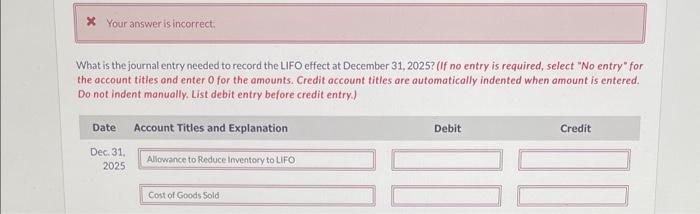 [Solved]: Crane Compary uses the LIFO periodic method for f