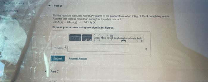 Solved For the reaction, calculate how many grams of the | Chegg.com