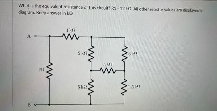 Solved What is the equivalent resistance of this circuit? | Chegg.com