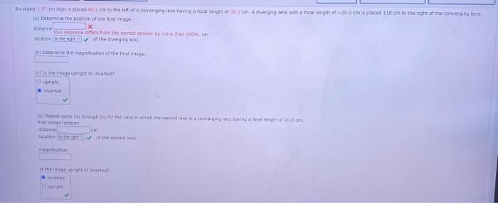 Solved (3) Determine the oustin of the first mage ist | Chegg.com