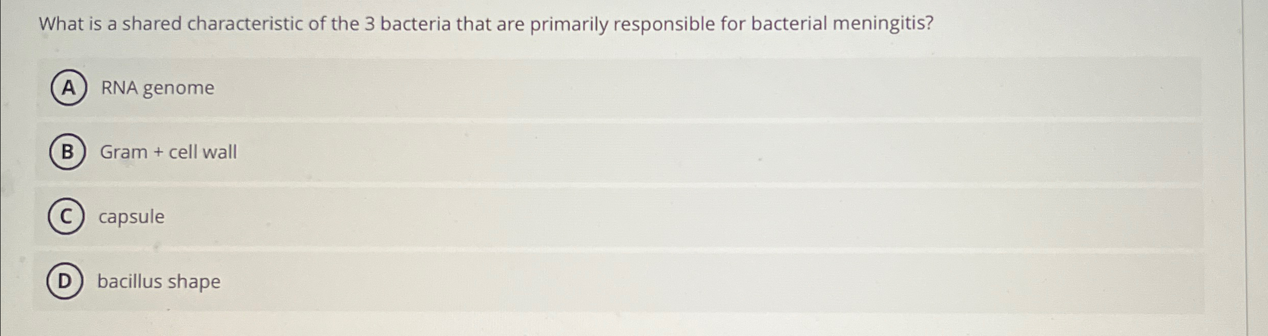 Solved What is a shared characteristic of the 3 ﻿bacteria | Chegg.com