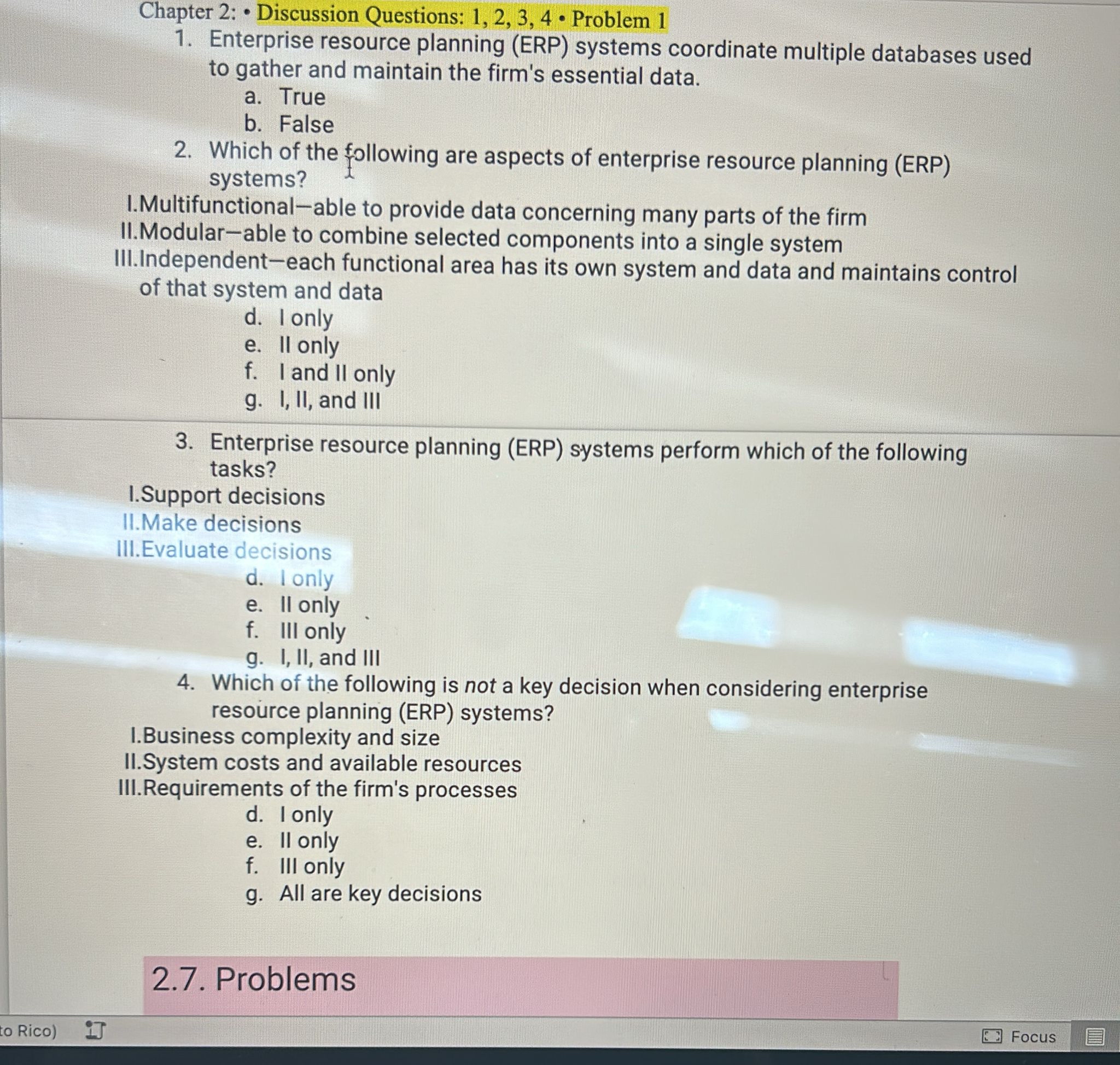 Solved Chapter 2: * ﻿Discussion Questions: 1, 2, 3, 4* | Chegg.com