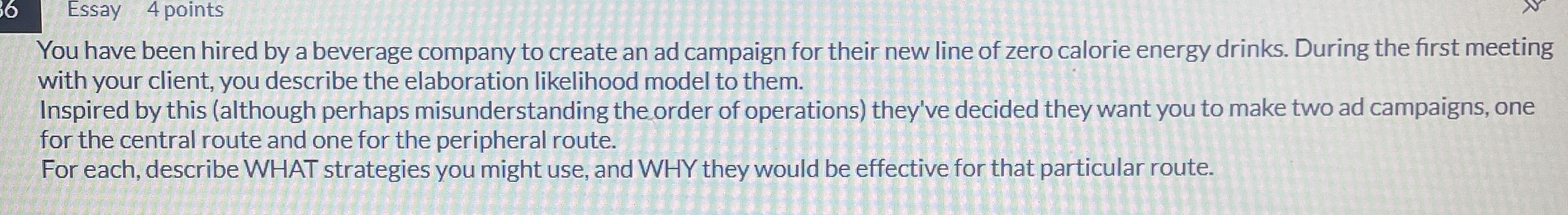Solved You have been hired by a beverage company to create | Chegg.com