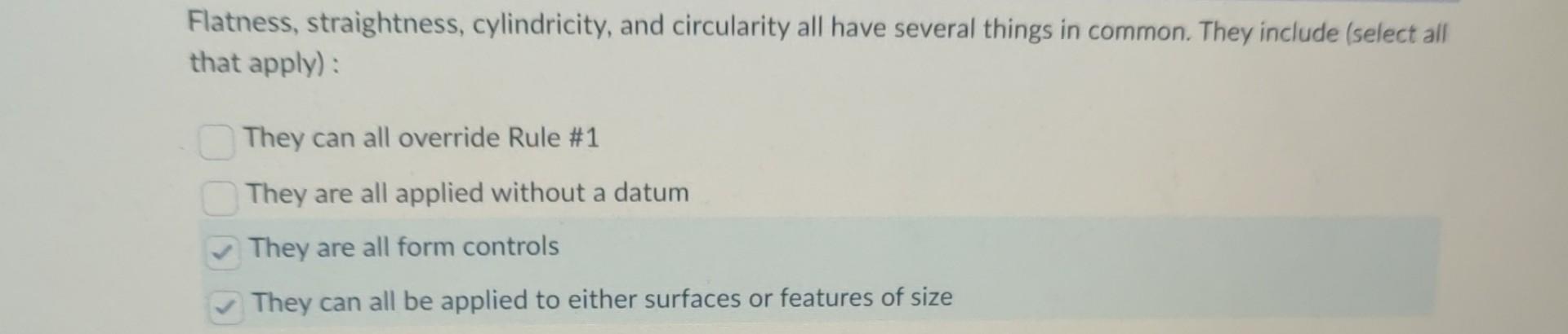 Solved Flatness, straightness, cylindricity, and circularity | Chegg.com