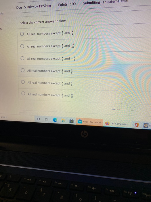 Solved Points 100 Submitting an external tool ue Sunday by | Chegg.com