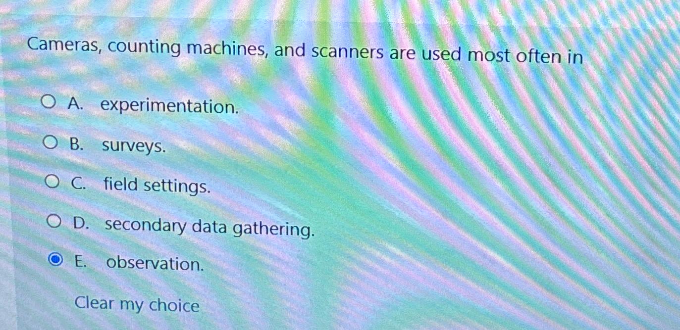 Solved Cameras, counting machines, and scanners are used | Chegg.com