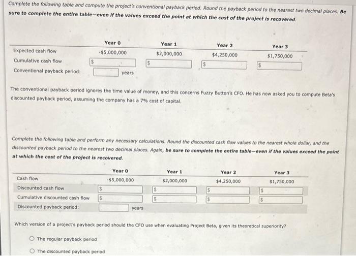 Solved Complete the following table and compute the | Chegg.com