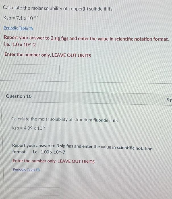 Solved Calculate the molar solubility of copper(II) sulfide | Chegg.com