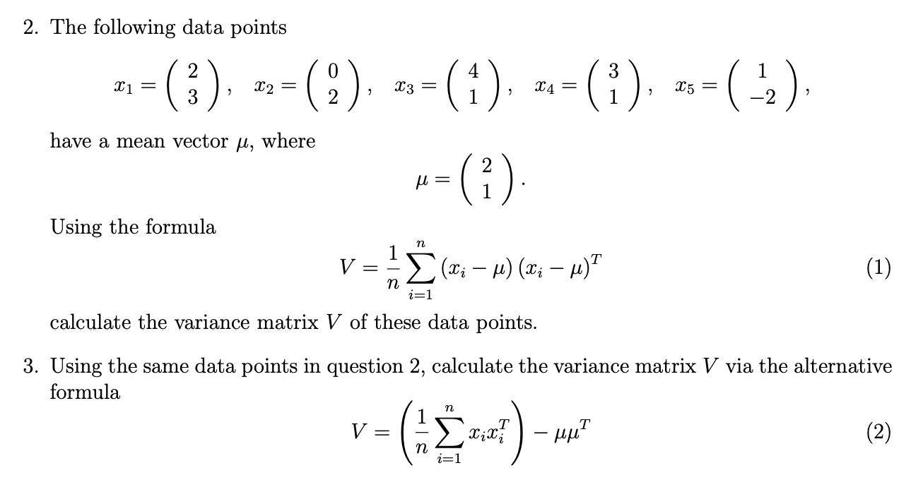 Solved The following data | Chegg.com