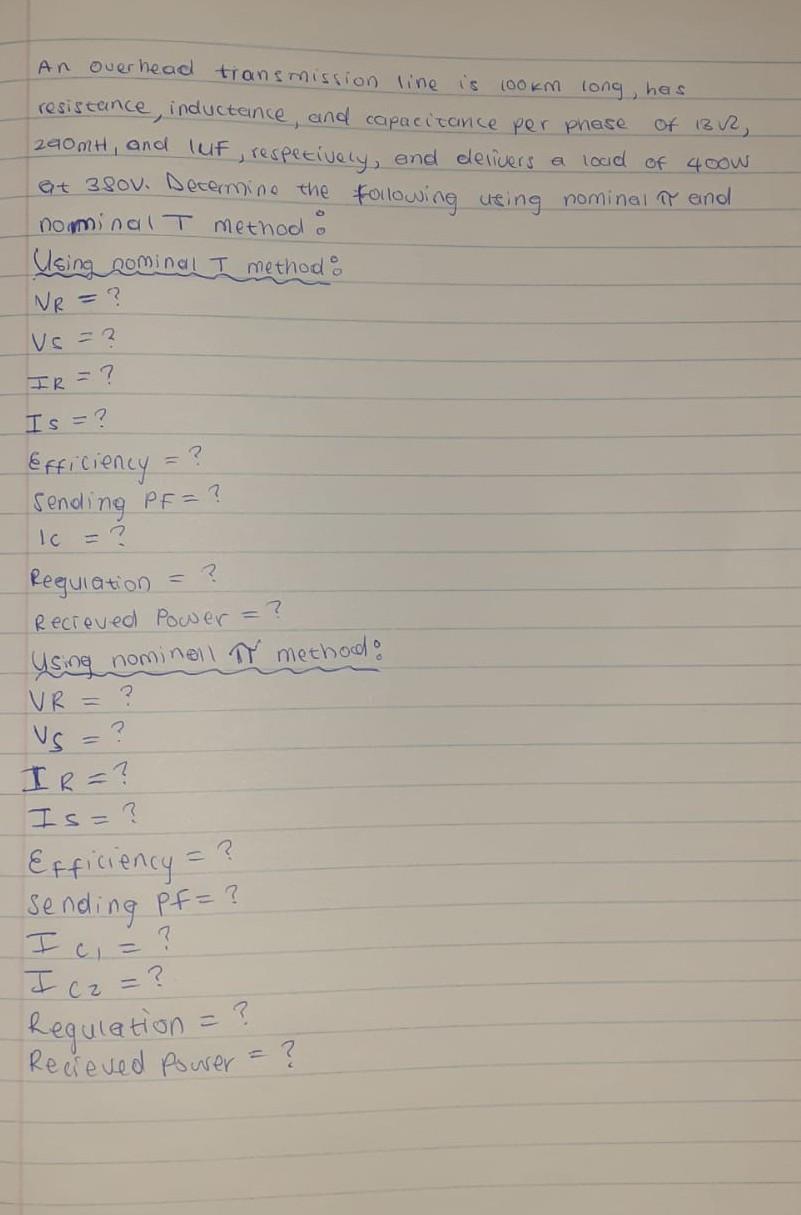 kindly show me how to calculate those unknown using | Chegg.com