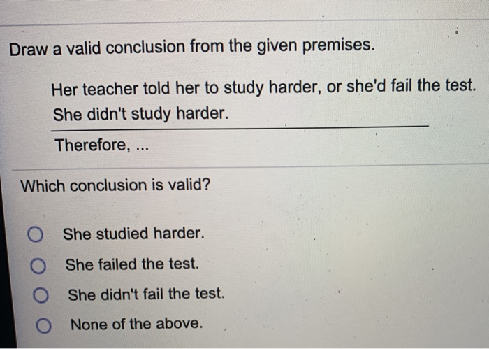 Solved Use letters to represent each non-negated simple | Chegg.com