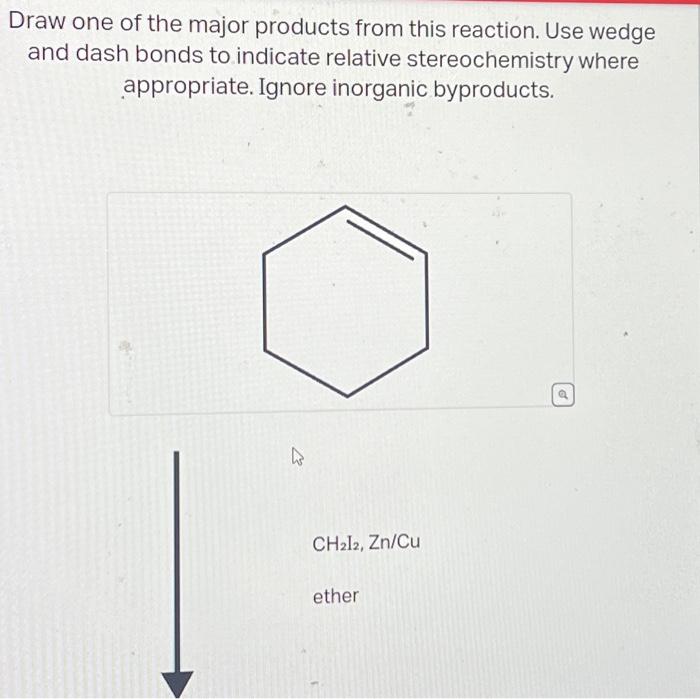 Solved Draw one of the major products from this reaction. | Chegg.com