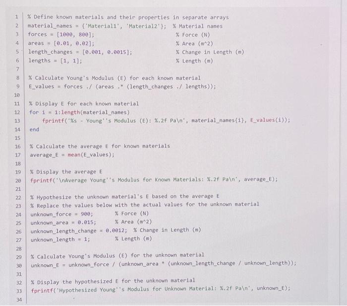 Solved Use MATLAB scrpits and functions to calculate the | Chegg.com