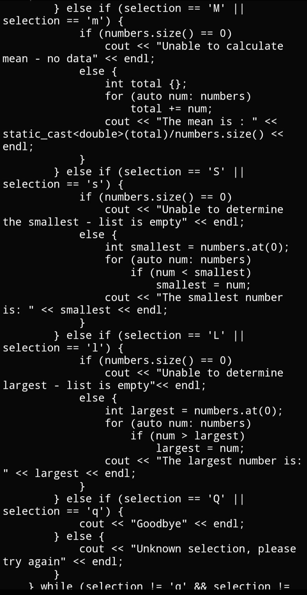 Solved modularizing your solution to the below program by | Chegg.com