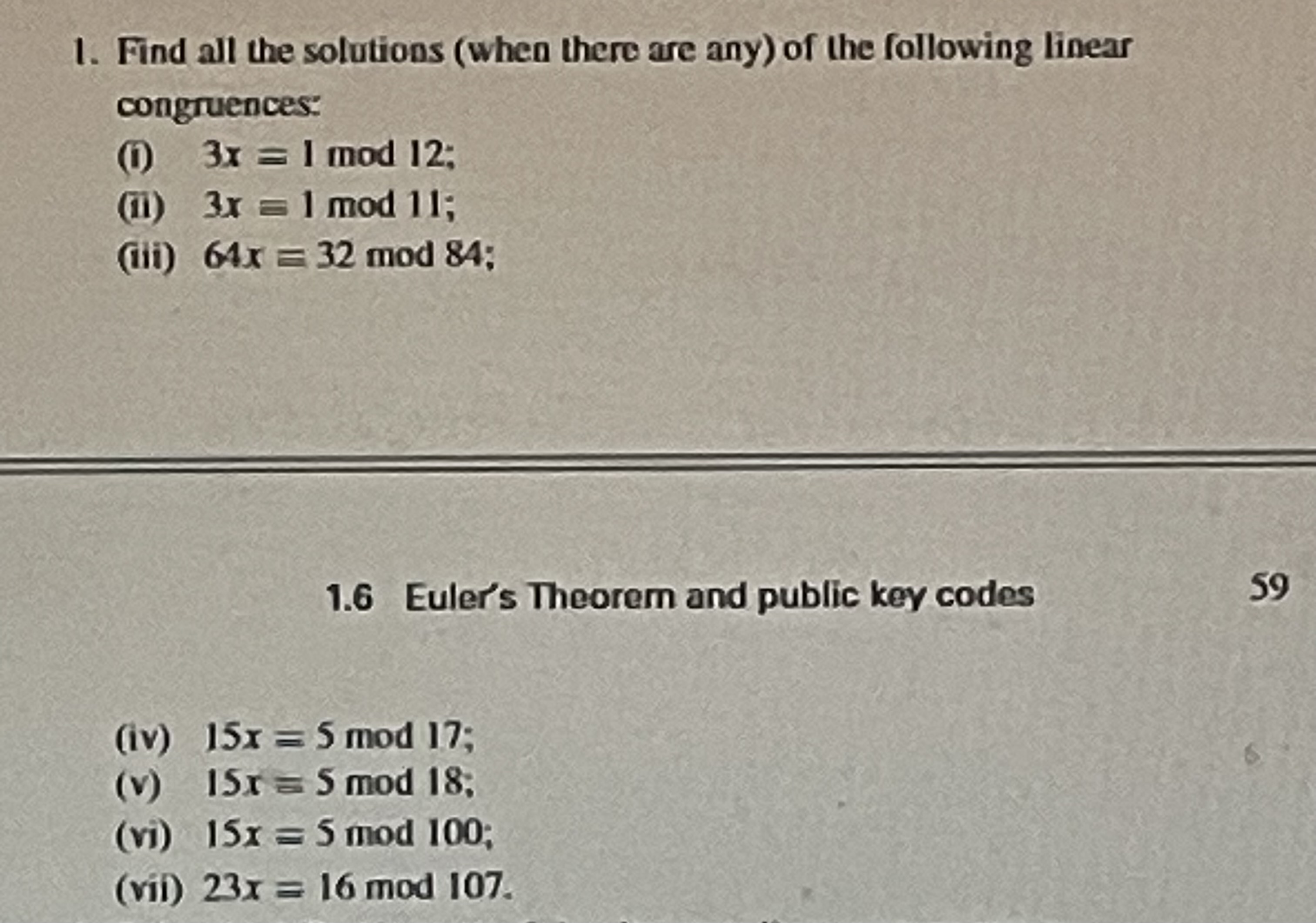 Solved Question 1 ﻿parts (i),(ii),(iii),(iv),(v), ﻿and (vi) | Chegg.com