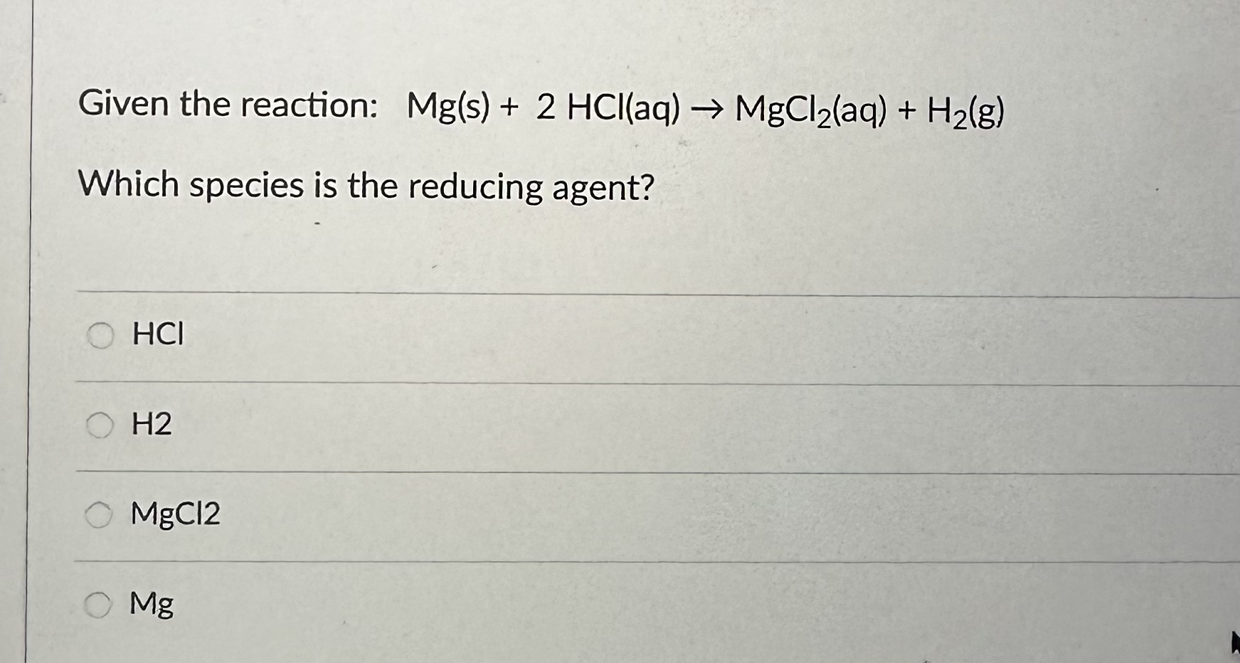 Solved Given the reaction: | Chegg.com