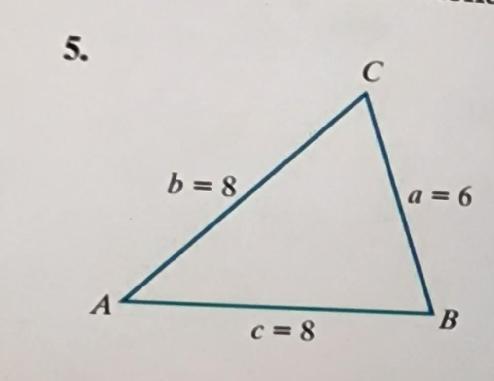 Solved In Exercises 1−8, solve each triangle. Round lengths | Chegg.com