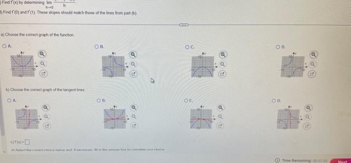 Solved a) Graph the function f(x)=x9. b) Draw tangent lines | Chegg.com