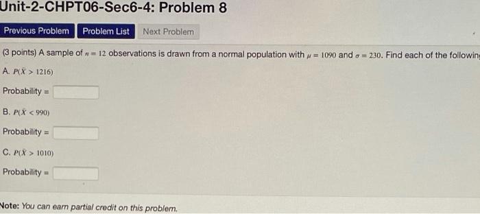 Solved Unit-2-CHPT06-Sec6-4: Problem 8 Previous Problem | Chegg.com
