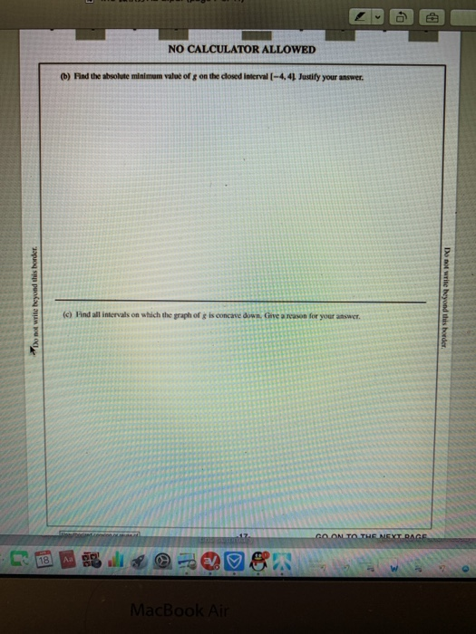 Solved NO CALCULATOR ALLOWED w 127 Graph off 4. The | Chegg.com
