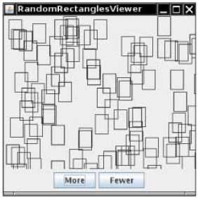 Solved Write a program that displays a number of rectangles | Chegg.com