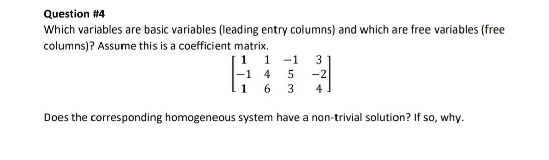 Solved Which variables are basic variables (leading entry | Chegg.com