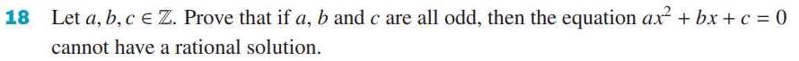 Solved 18 ﻿Let a,b,cinZ. Prove that if a,b ﻿and c ﻿are all | Chegg.com