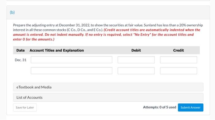 Solved On December 31, 2021, the end of its first year of | Chegg.com