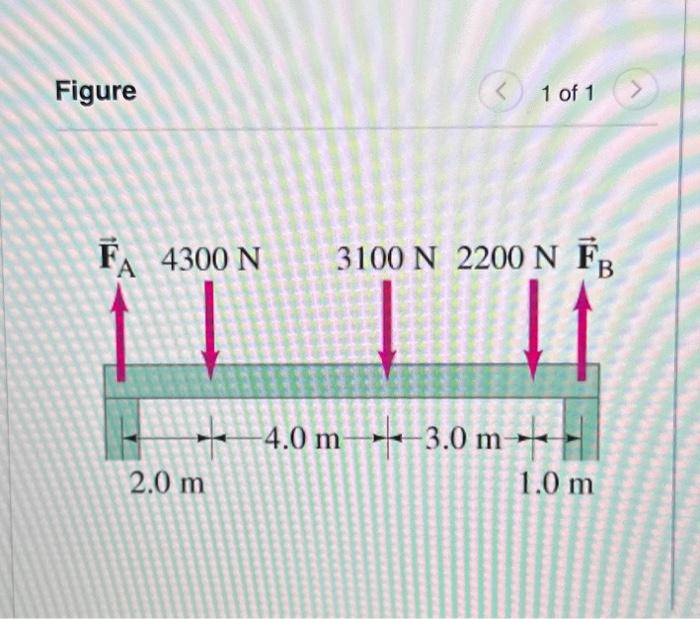 Solved 1 of 1The downward forces represent the weights of | Chegg.com