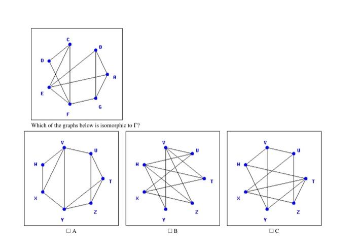 1. Find the degree sequence of the cycle graph C6. | Chegg.com