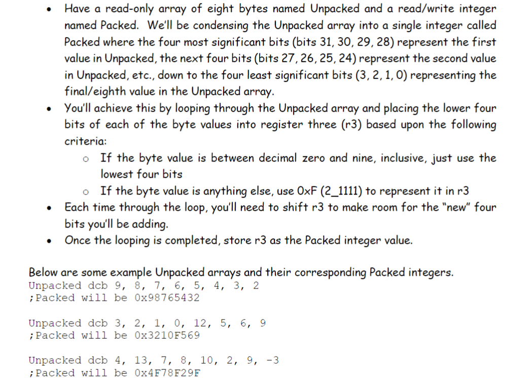 Solved Need help with coding assignment in uVision using ARM | Chegg.com