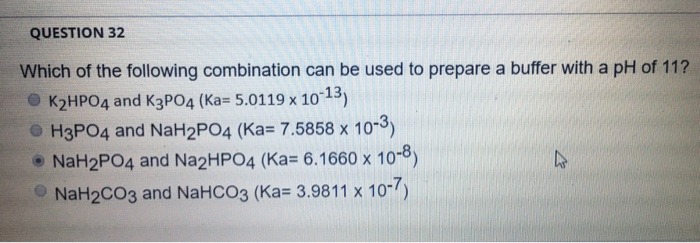 Solved QUESTION 32 Which of the following combination can be | Chegg.com