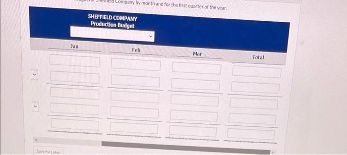 Solved Sheffield Company makes and sells artistic frames for | Chegg.com