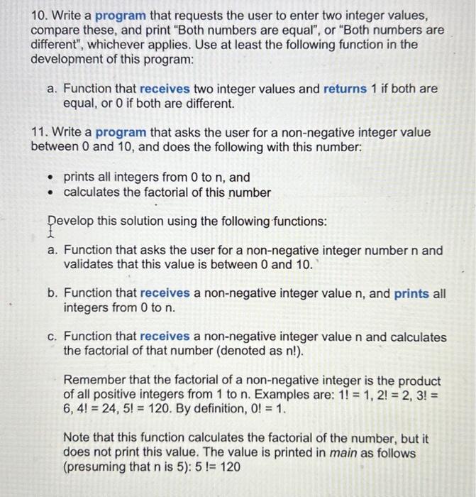 Solved 10. Write a program that requests the user to enter | Chegg.com