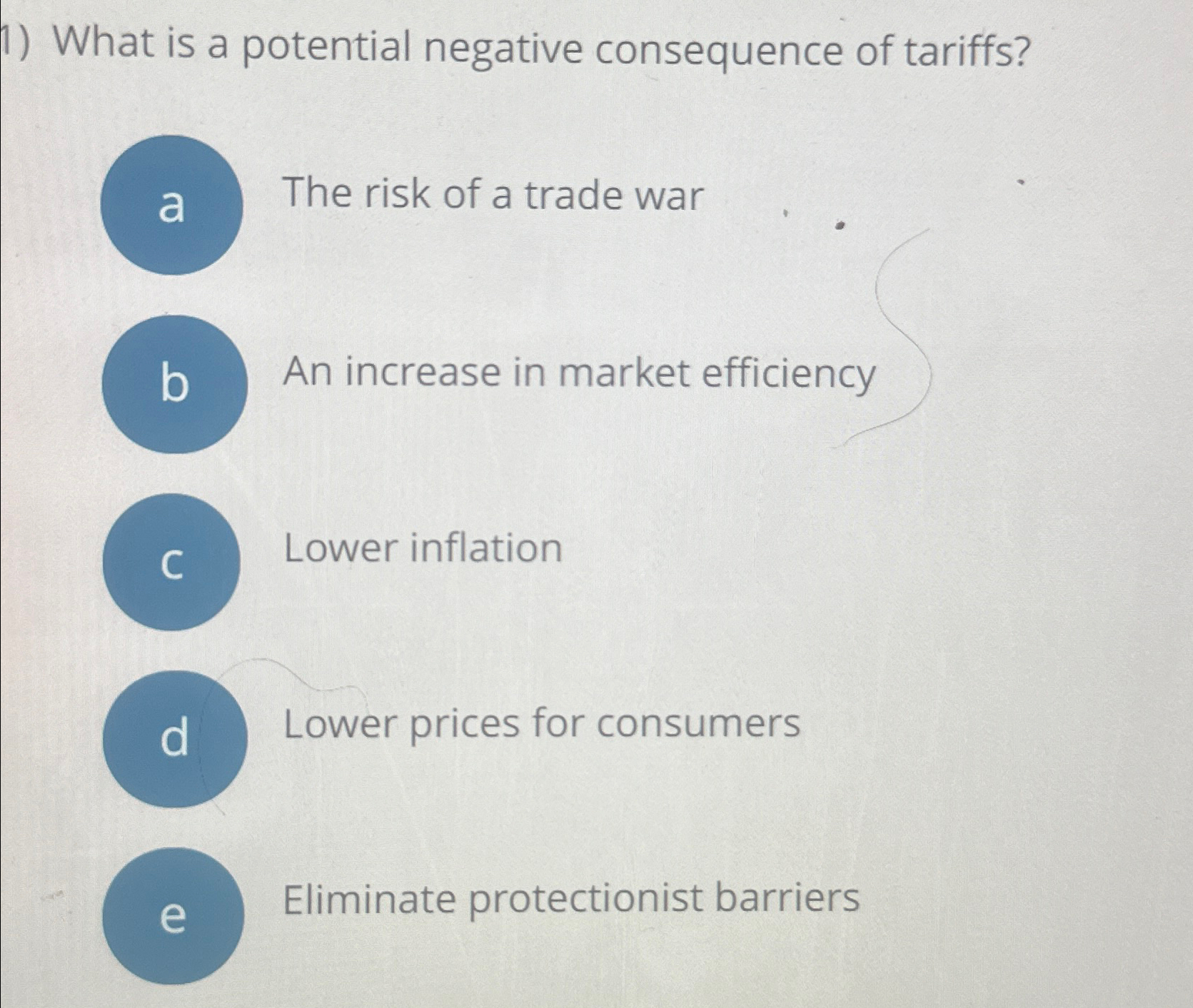 Solved What is a potential negative consequence of | Chegg.com
